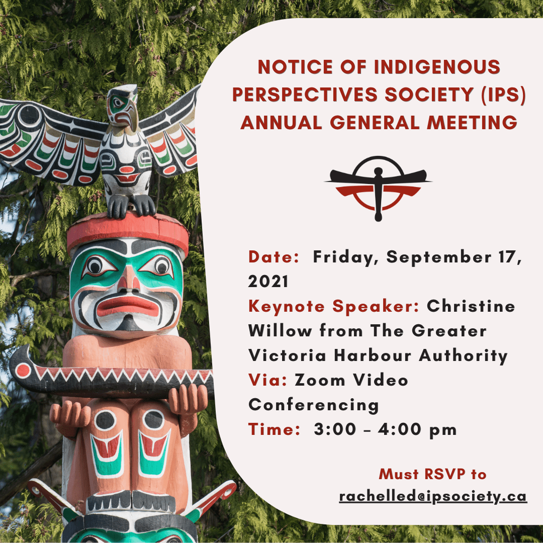 Indigenous Perspectives Society AGM Notice – Indigenous Perspectives ...